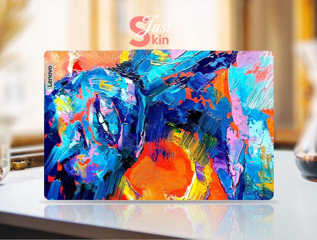Lenovo Laptop Skin Computer, Personalized Gift Colorful Oil Painting ...