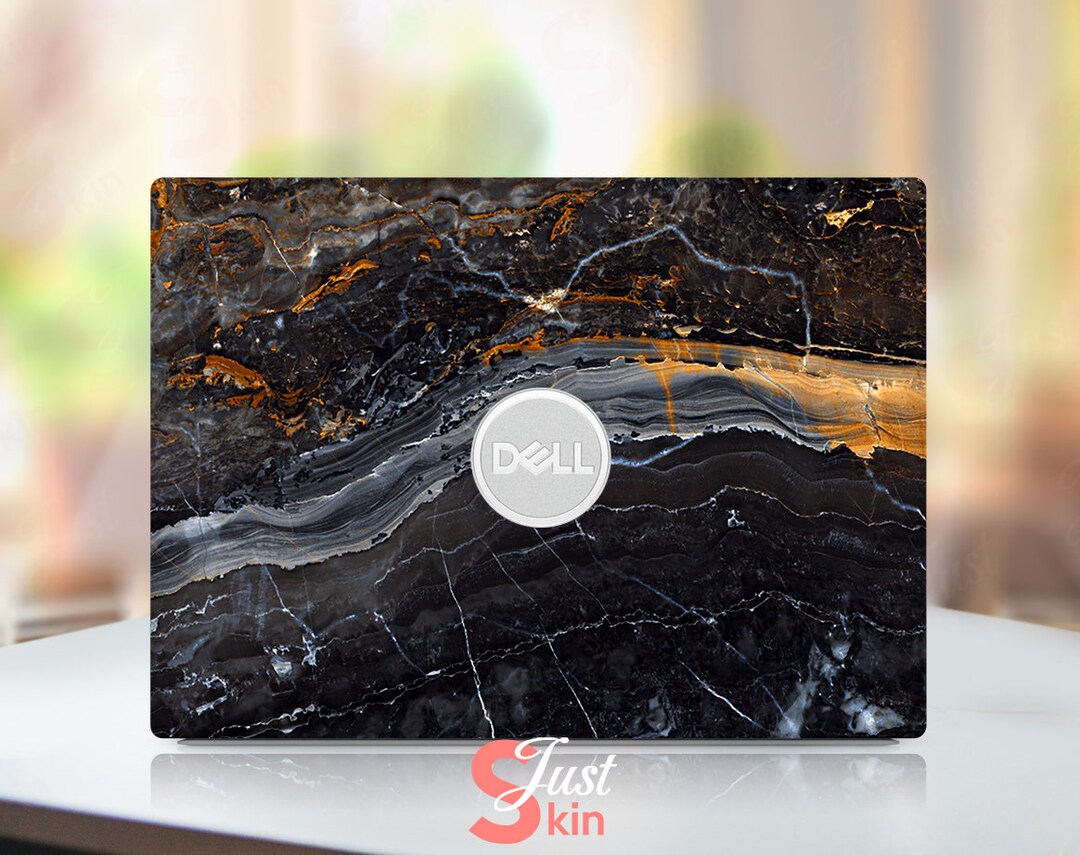 Dell Laptop Skin,dell G15 Skins,customizable Black Marble Texture Vinyl ...