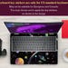 Dell Computer Sticker Custom Personalized Colorful Planet Design Gift ...