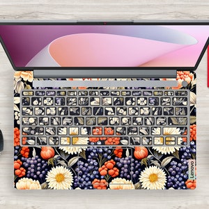 Lenovo Skin, Aesthetic Floral Design, Individualized Gift, Customizable ...