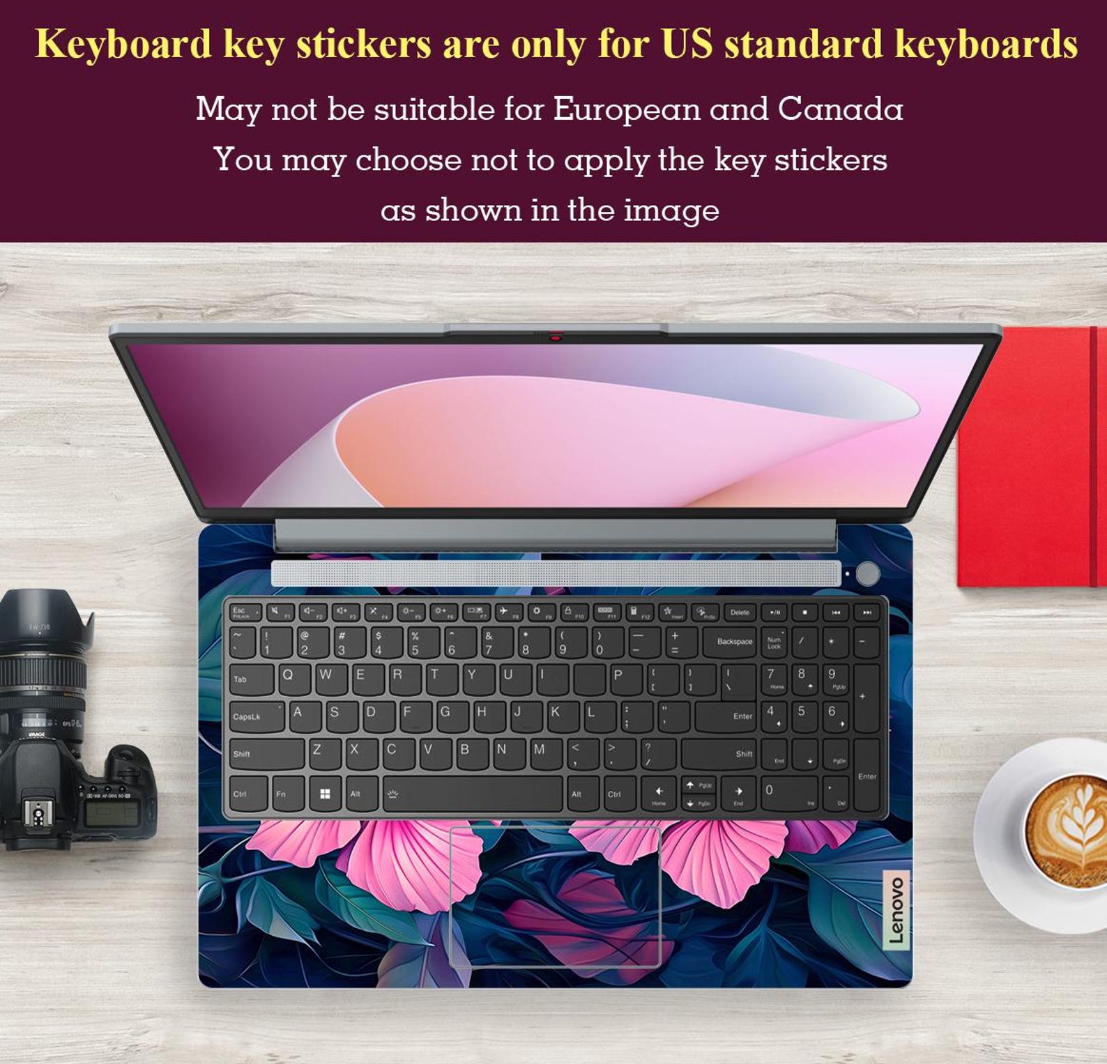 Lenovo Laptop Skin Protector Personalized Aesthetic Gift Realistic 3D ...