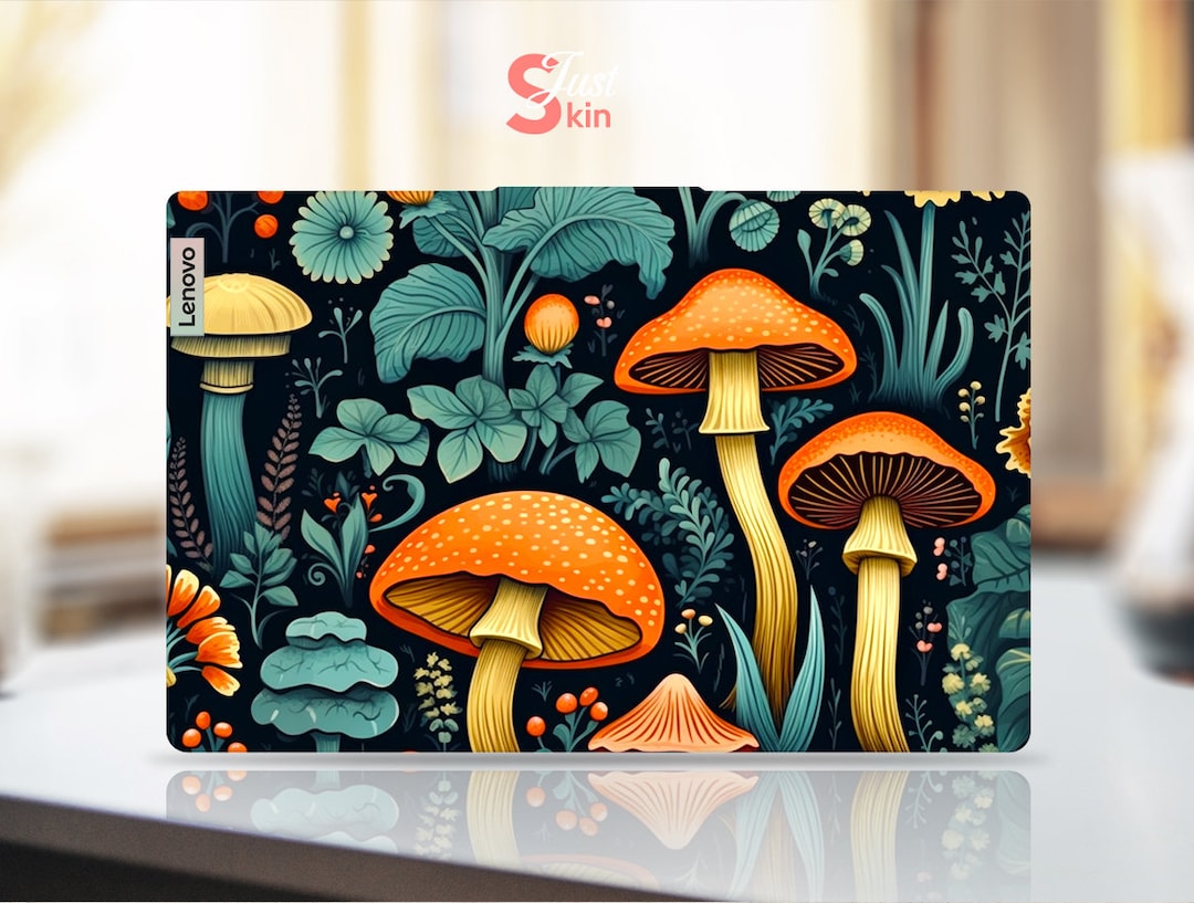 Lenovo Legion Go Skin, Individualized Gift Aesthetic Orange Mushroom ...