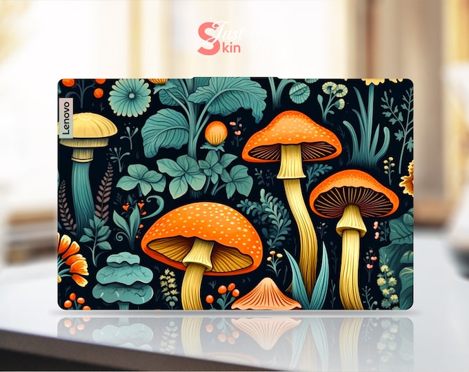 Lenovo Legion Go Skin, Individualized Gift Aesthetic Orange Mushroom ...