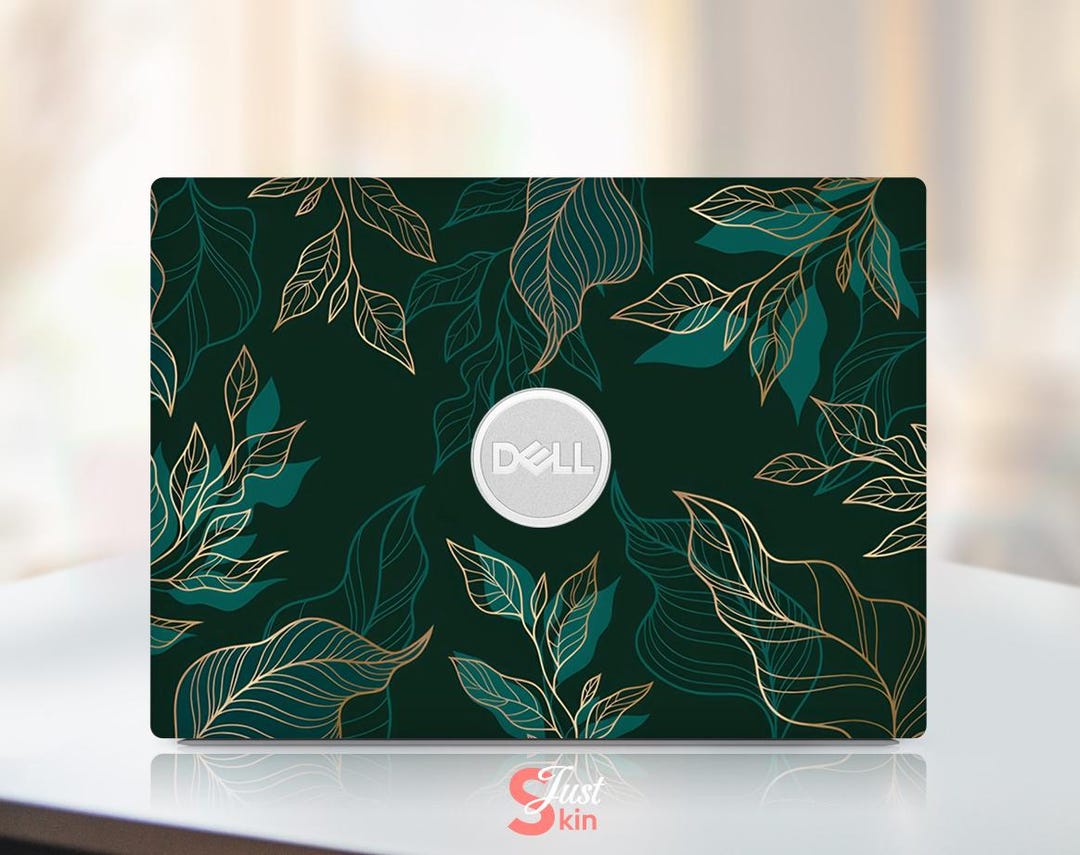 Dell XPS Laptop Sticker Custom Leaf Design Personalized Gift Vinyl ...