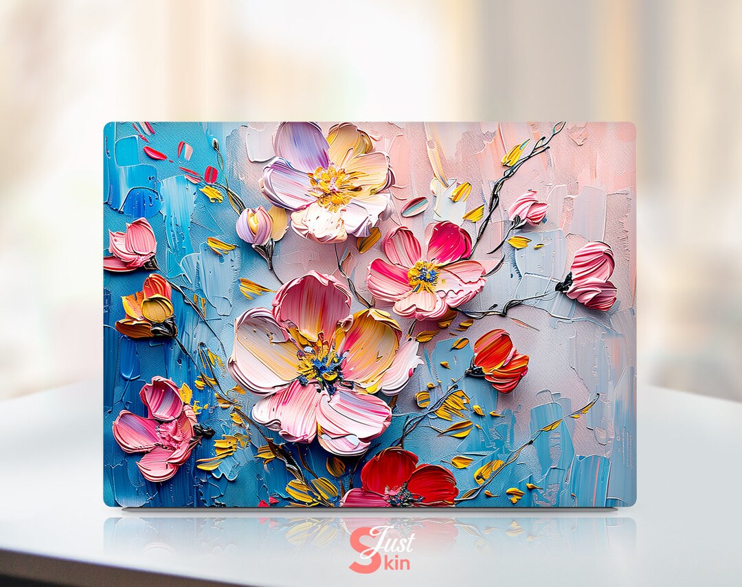 Dell Computer Skin Custom Personalized Oil Painting Gift for Mom, Full ...