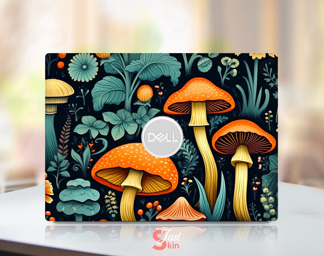 Dell Laptop Stickers, Giant Mushroom Pattern Ultra-thin Skin Scratch ...