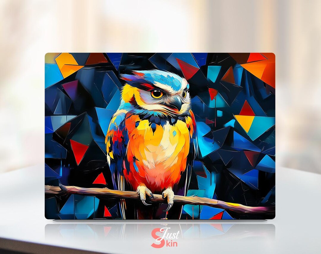 Dell XPS Laptop Sticker Custom Color Owl Design Personalized Gift Vinyl ...