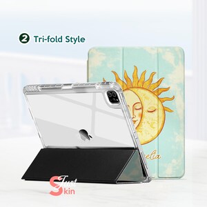 Tenth Gen iPad Case Moon and Sun Conjunction Custom Name iPad Case for ...