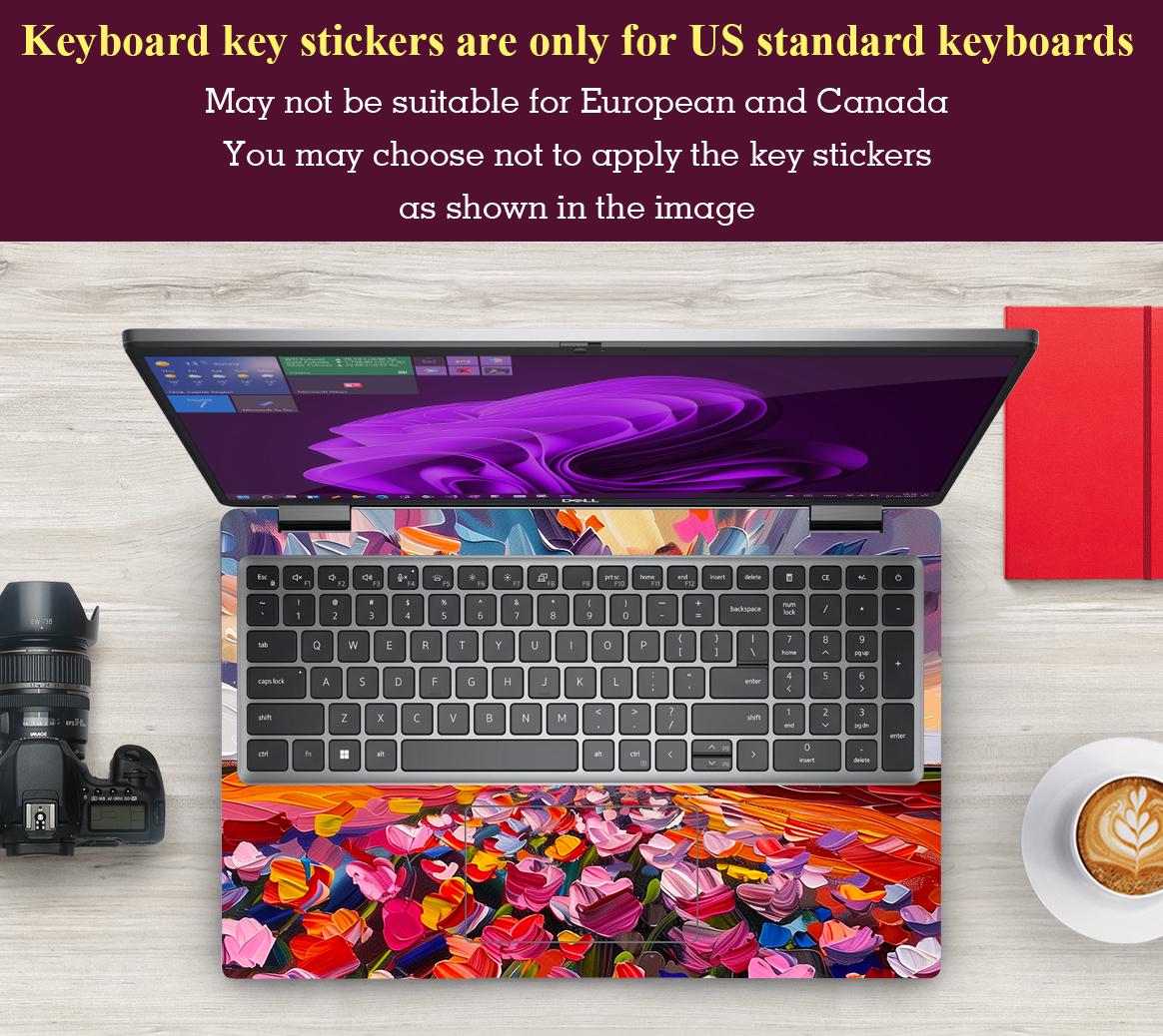 Dell Computer Decal Custom Colored Oil Painting Scenery Personalized ...
