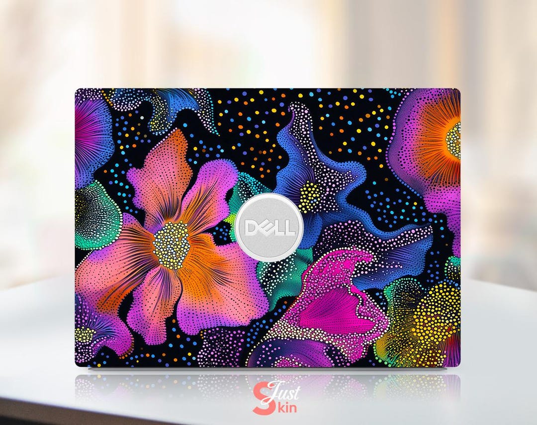 Dell Laptop Dream Stickers Protective Decals Birthday Gifts Purple ...