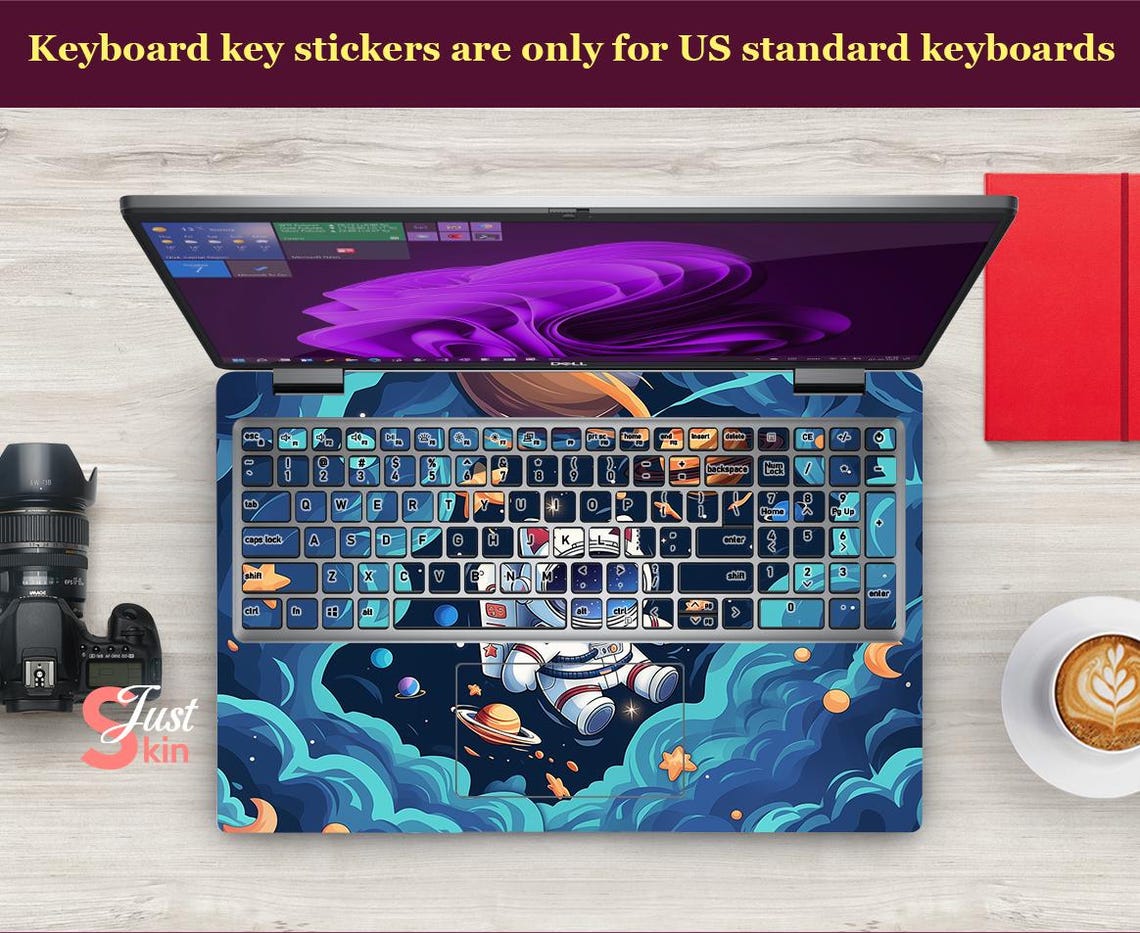 Dell Computer Sticker Custom Little Astronaut Sticker for Valentine ...