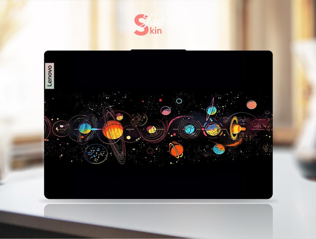 Lenovo Computer Sticker Colorful Planet Design Custom Pattern Vinyl ...