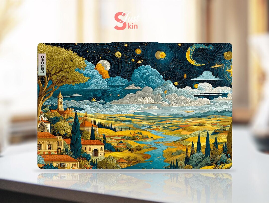 Lenovo Ideapad Slim 3 15IAH8 Computer Skin, Unique Oil Painting Design ...