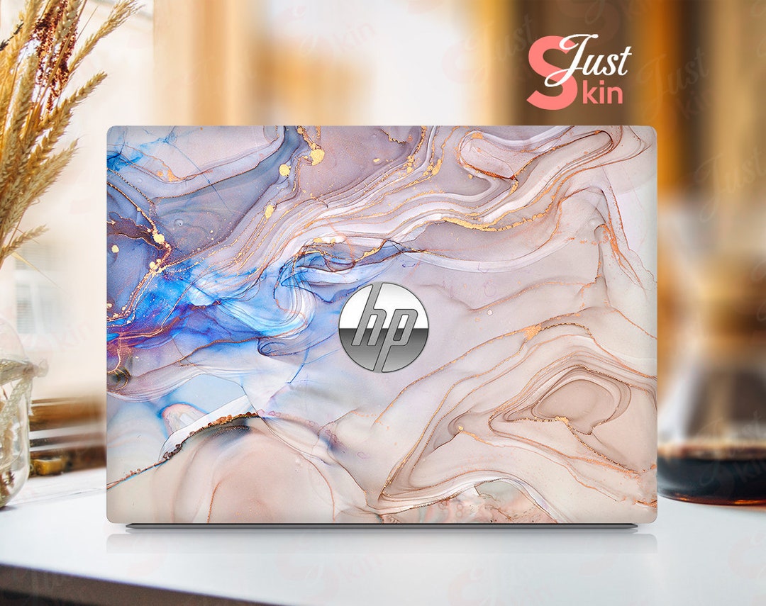 Hp Laptop Skin, Hp Envy X360 Skin, Personalized Marble Texture Pattern ...