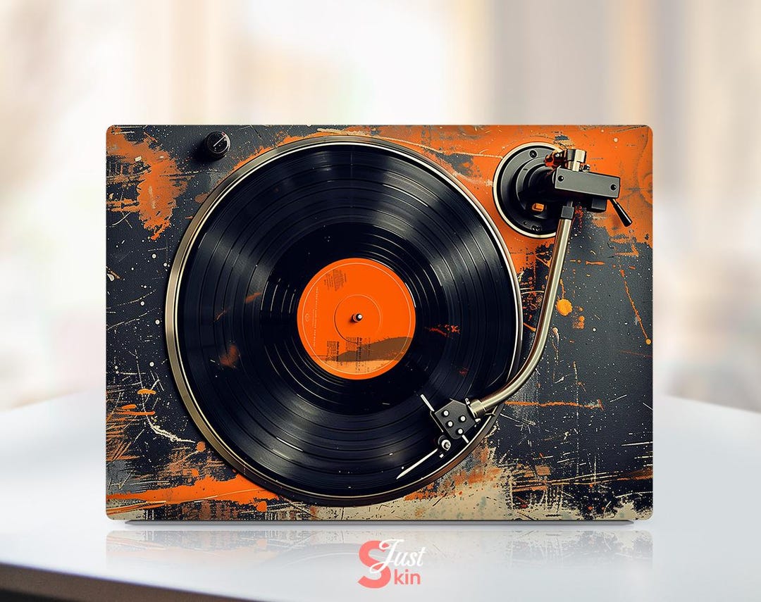 Dell Computer Decal Custom Personalized Oil Painting Record Design Full ...