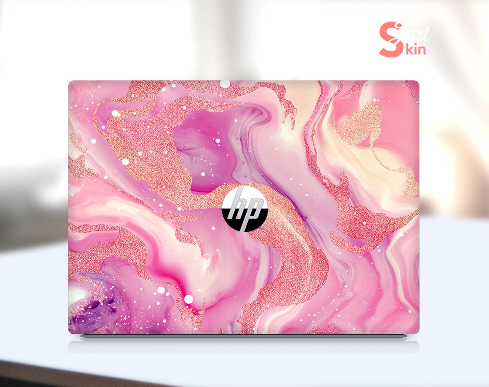 HP Laptop Skin Pink Pattern Design Unique Valentine's Day Gift Vinyl ...