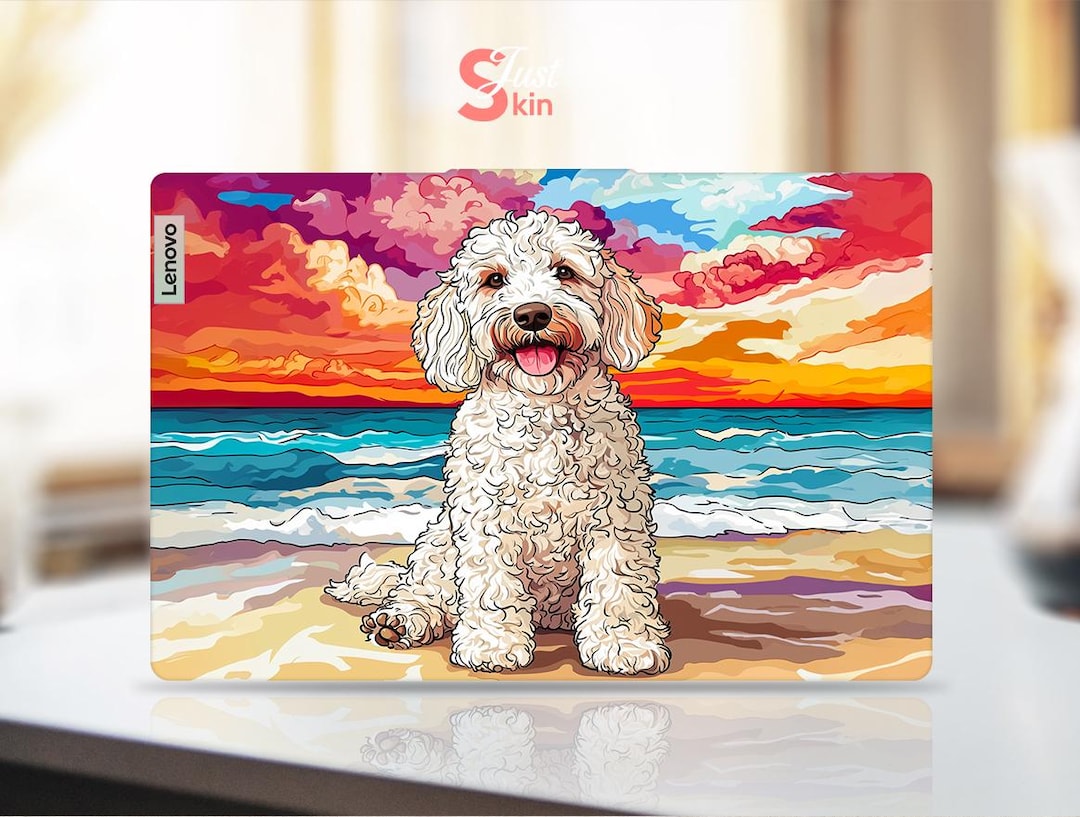Lenovo Laptop Sticker Dog Design Customizable Vinyl Decal Suitable for ...