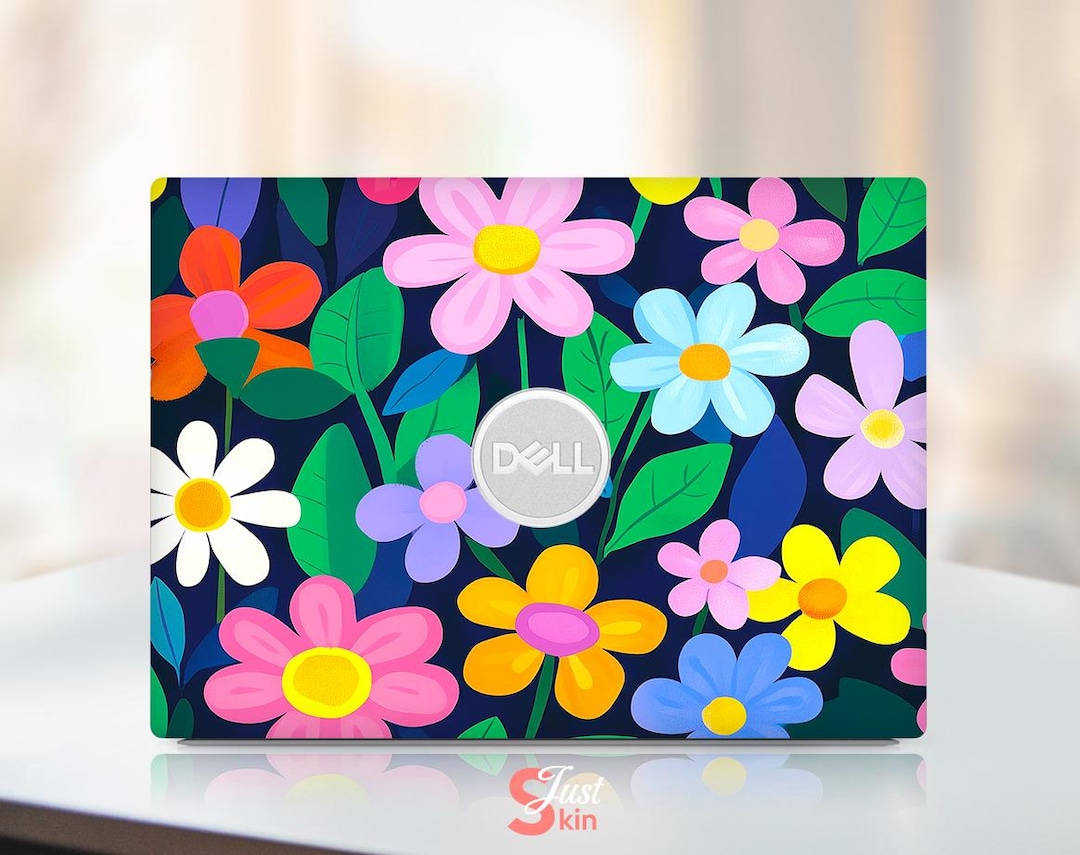Dell XPS Laptop Decal Laptop Skin Cute Gift for Sister Pink Petals ...