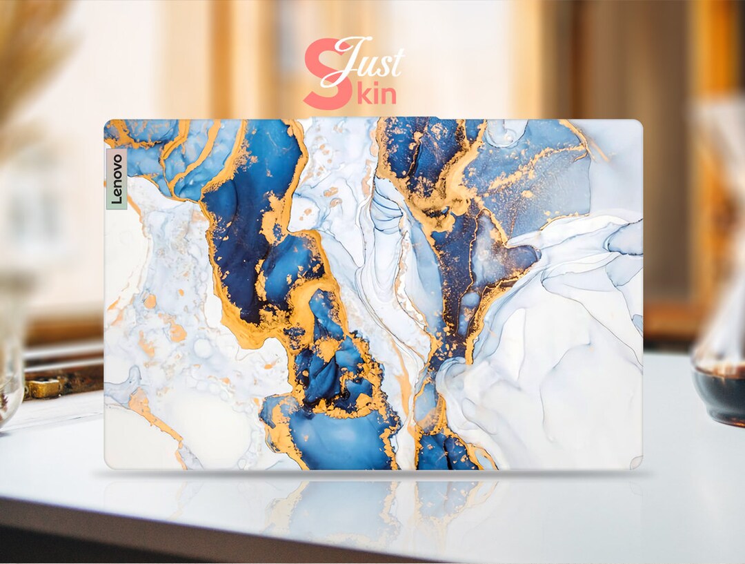 Lenovo Laptop Skin Stickers, Scratch Cover Personalized Cool Marble ...