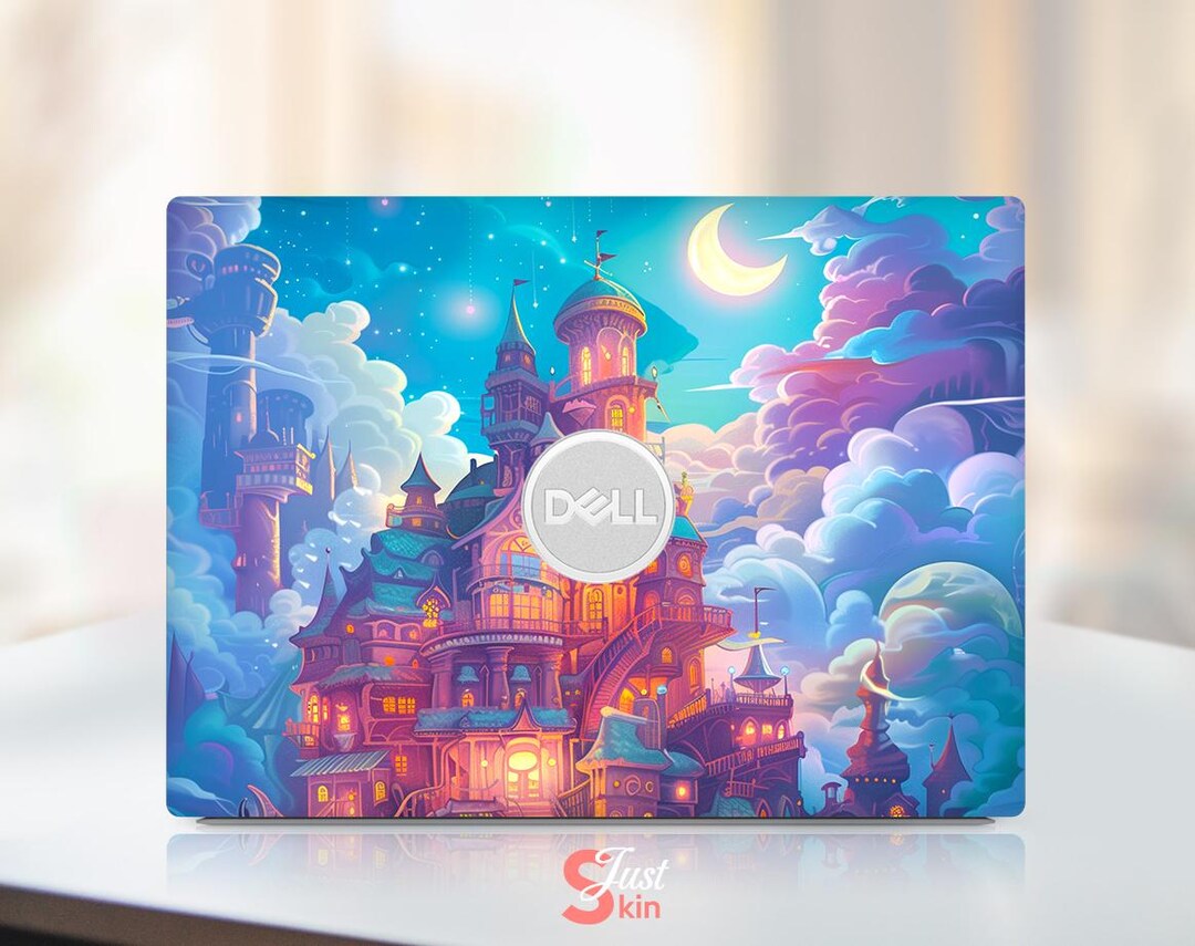 Dell Laptop Decal Castle Pattern Custom Skin Customizable Vinyl Decal ...