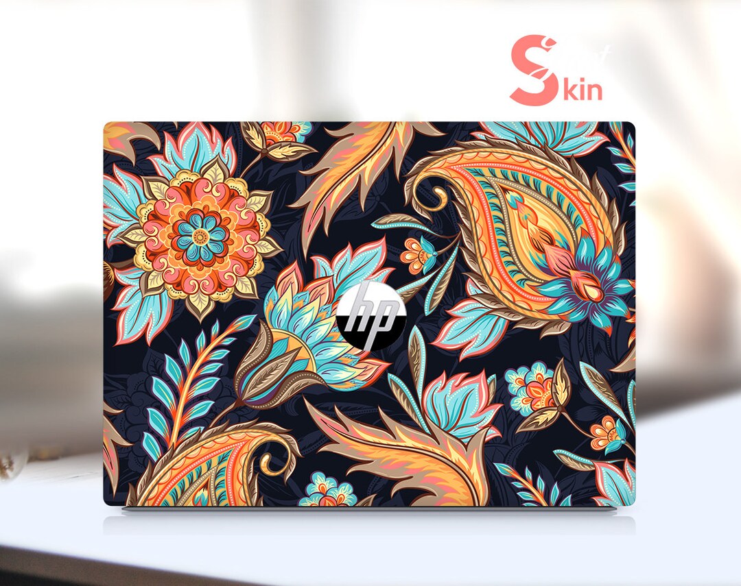 Hp Laptop Skin,hp Envy X360 Custom Skin,personalized Flowers Vinyl ...