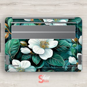 Hp Sticker Protect Laptop, Memorial Day Custom Fresh Floral Pattern ...