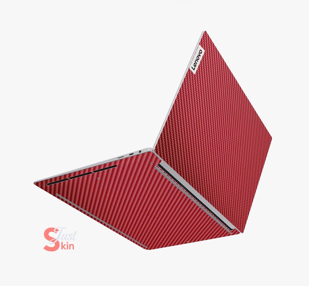 Lenovo Laptop Solid Color Decal Fiber Burgundy Design Custom Solid ...