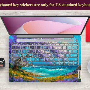Lenovo Thinkpad E15 Gen 4 Laptop Decal Purple Tree Pattern Custom Gift ...