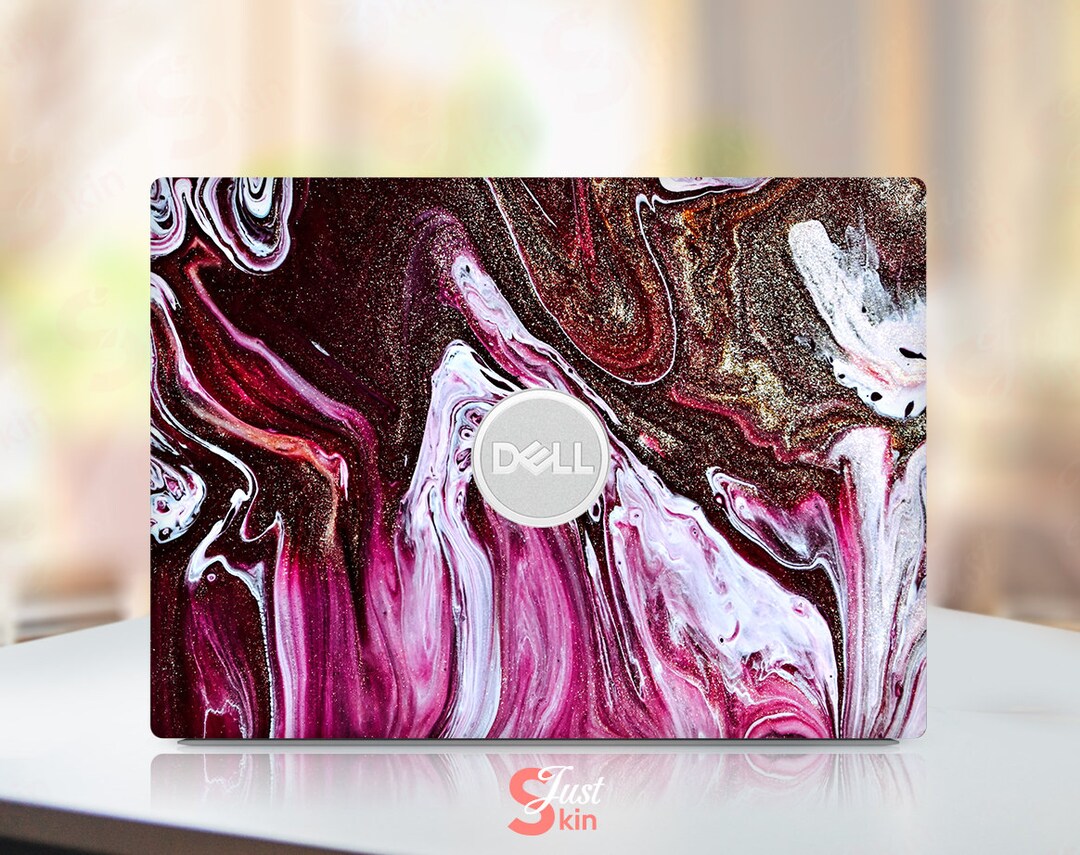 Dell Skin, Notebook Aesthetic, Customizable Gift, Pink Aesthetic Design ...
