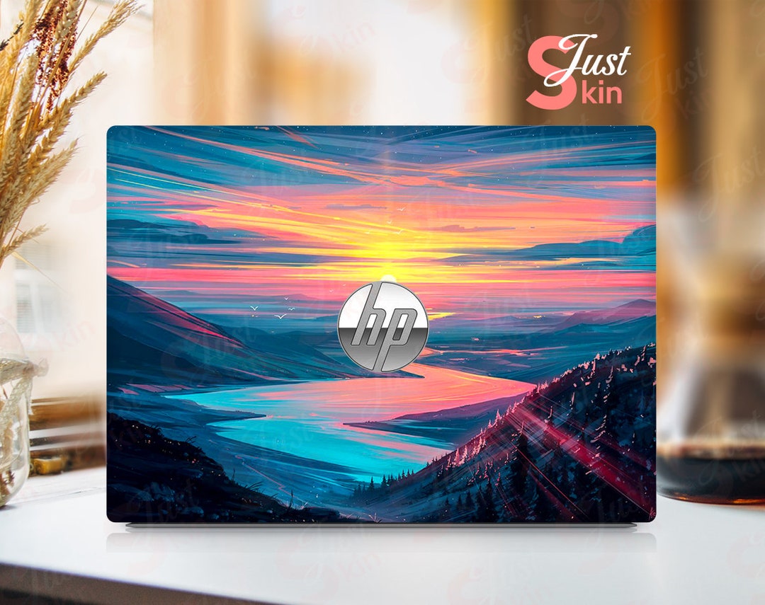 Hp Elitebook Skin, Pre-cut Personalized Abstract Landscape Distinctive ...