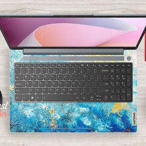 Lenovo Thinkpad Skin, Pre-cut Personalized Gift Abstract Painting Vinyl ...