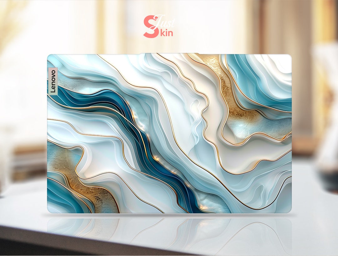 Lenovo Laptop Sticker Personalized Light Blue Aesthetic Design Vinyl ...