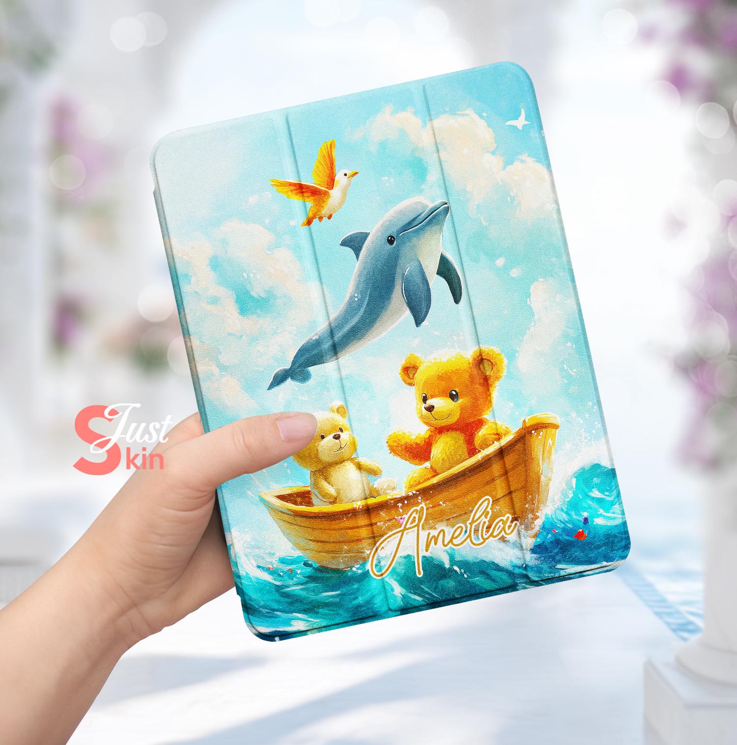 IPad Mini Book Cover Joyful Ocean Adventure Print Aesthetic iPad Case ...