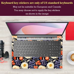 Lenovo Skin, Aesthetic Floral Design, Individualized Gift, Customizable ...
