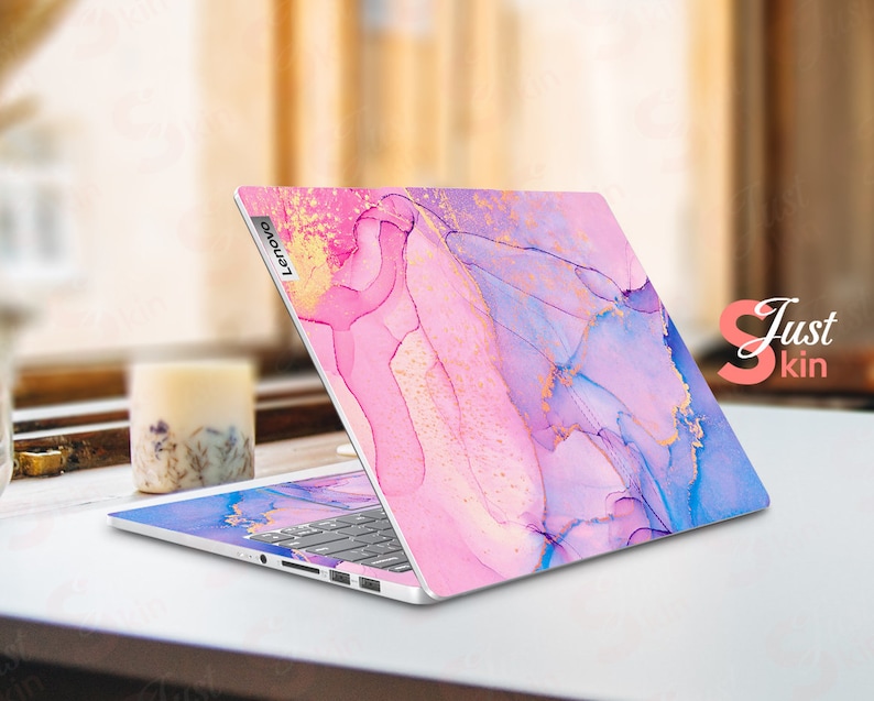 Lenovo Legion 5 Laptop Skin Pre-cut Personalized Gift Colored Marble ...