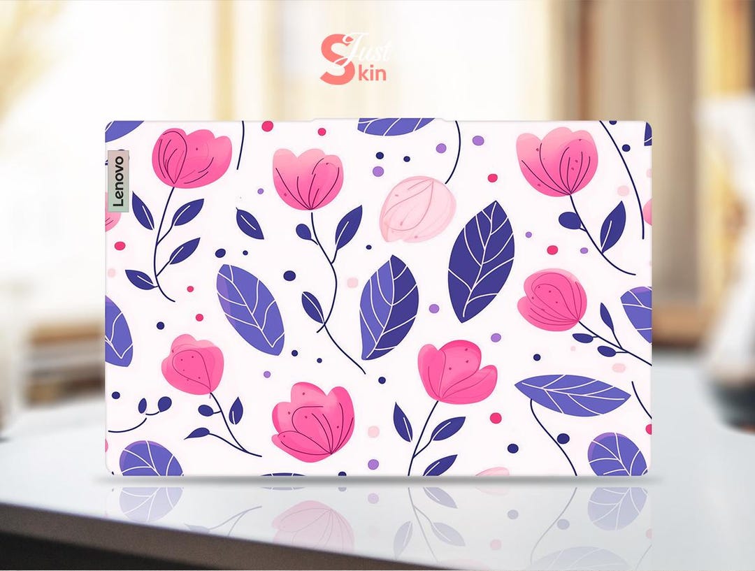 Lenovo Laptop Skins Unique Laptop Decorations Cute Pink Petals Design ...