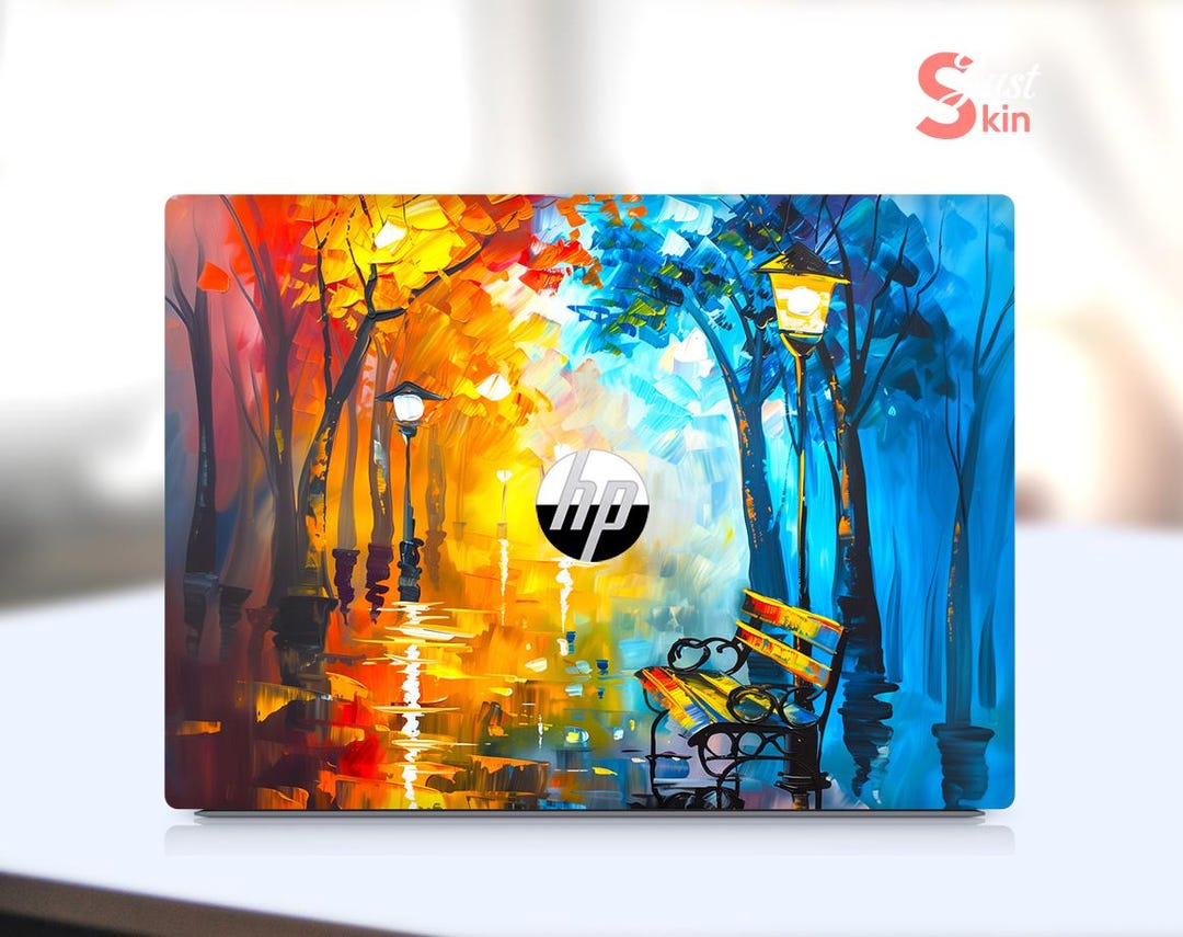 HP Laptop Accessories Oil Painting Style Abstract Design Personalized ...