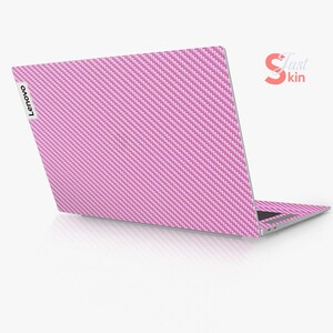 Lenovo Laptop Solid Color Decal Fiber Pink Design Gift for Yoga Legion ...