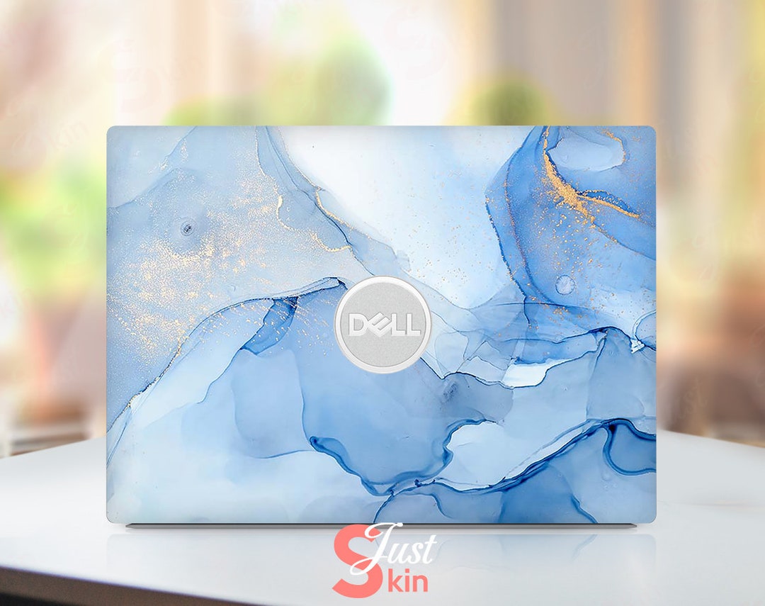 Dell Laptop Skin,laptop Cover Dell,customizable Blue Marble Texture ...