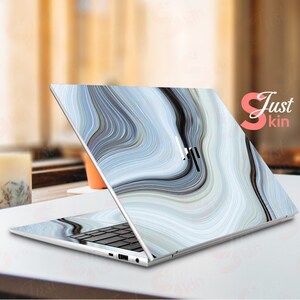 Personalized Laptop Skins Hp, Pre-cut Personalized Blue Marble Texture ...