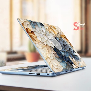 Dell Laptop Stickers, Aesthetic Flowerse Design, Customizable Gift ...