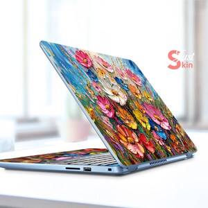 Dell Laptop Sticker, Personalized With Beautiful Flower Pattern, Unique ...