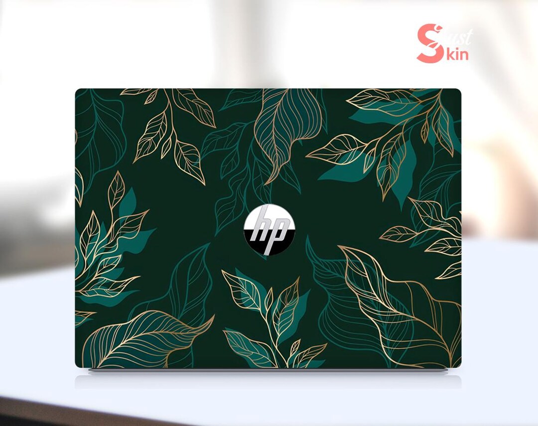 HP Laptop Accessories Gold Leaf Pattern Design Personalized Gift Fits ...