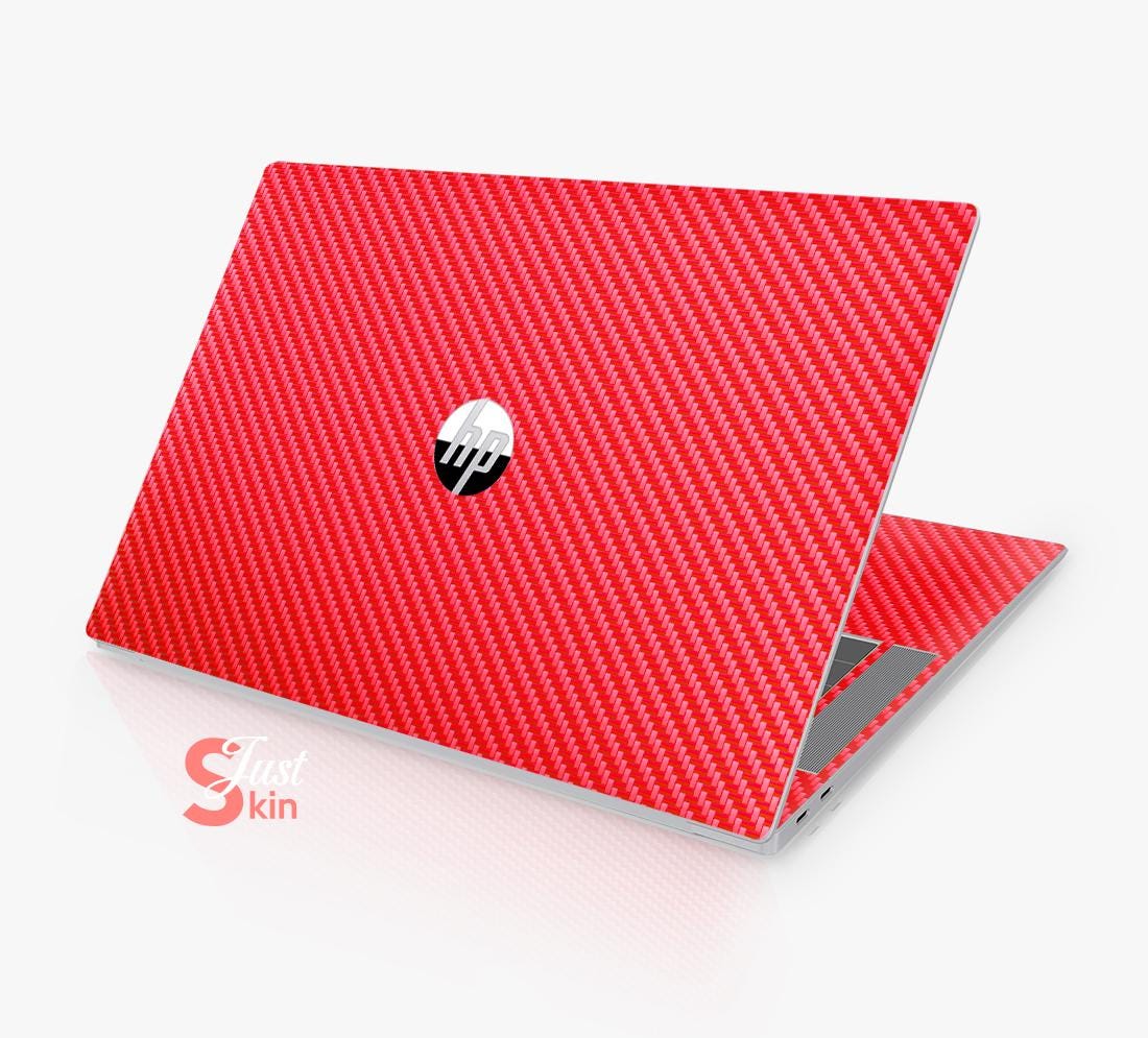 HP Laptop Decal Custom Fiber Solid Color White, Black, Pink, Red ...