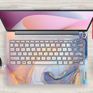 Lenovo Laptop Skin,lenovo Thinkpad E14 Skin,personalized Marble Texture ...
