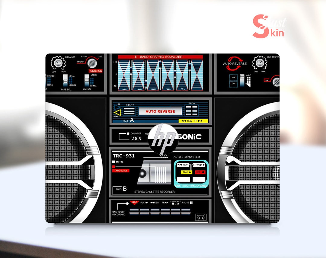 Computer Skins for Hp, Unique Gift Personalized Metal Music Style Vinyl ...