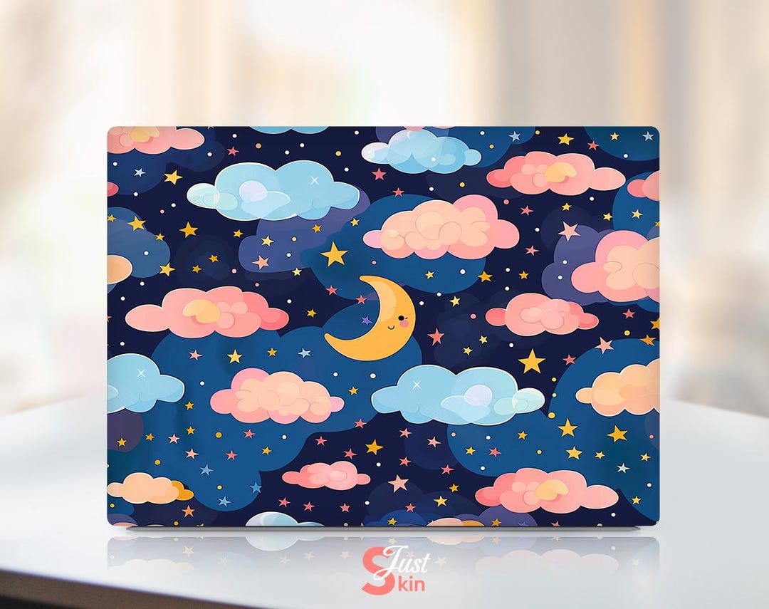 Dell Laptop Stickers Custom Personalized Colorful Cloud Gift for ...