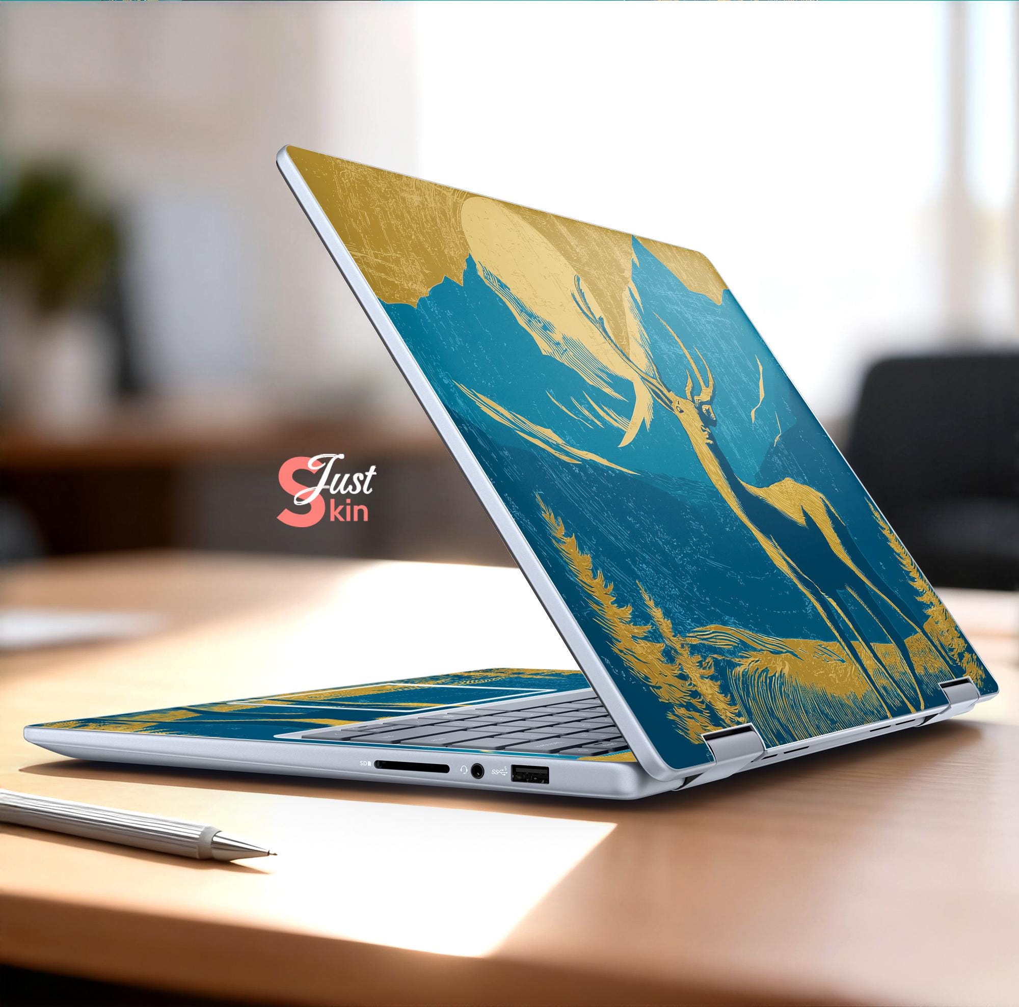 Dell Laptop Skin Lenovo Thinkpad T14 Stickers Hp MacBook Decal Deer ...