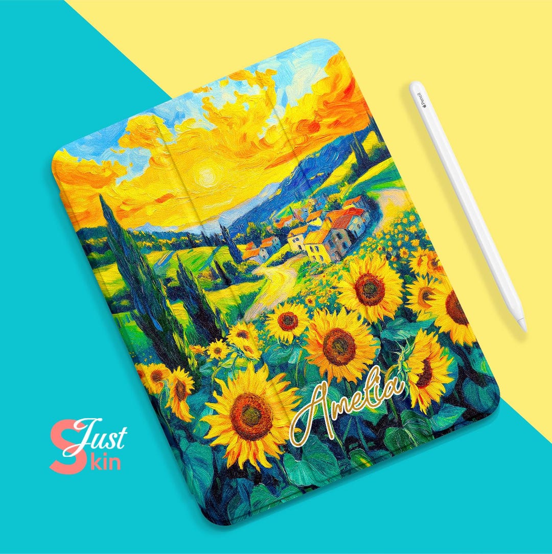 IPad Pro 11 -2022 iPad Casse Sunflower Pasture iPad Case Unique for ...