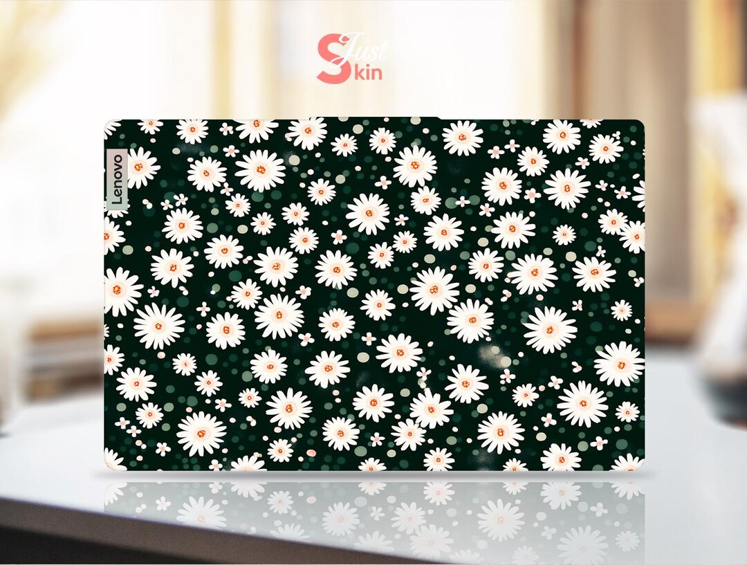 Decorate Your Laptop With Small Daisies Lenovo Protective Film Office ...